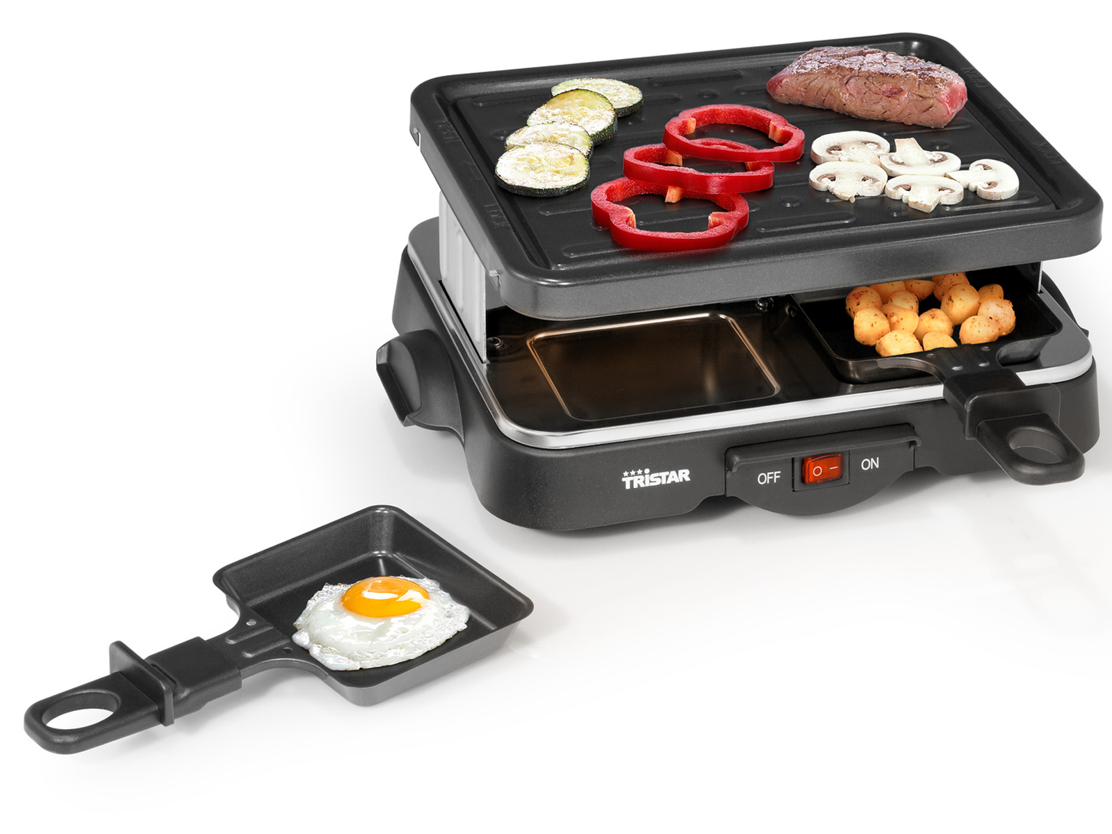 Tristar Raclette devices & GRILL for 4-8 people Table Grill Raclet ...