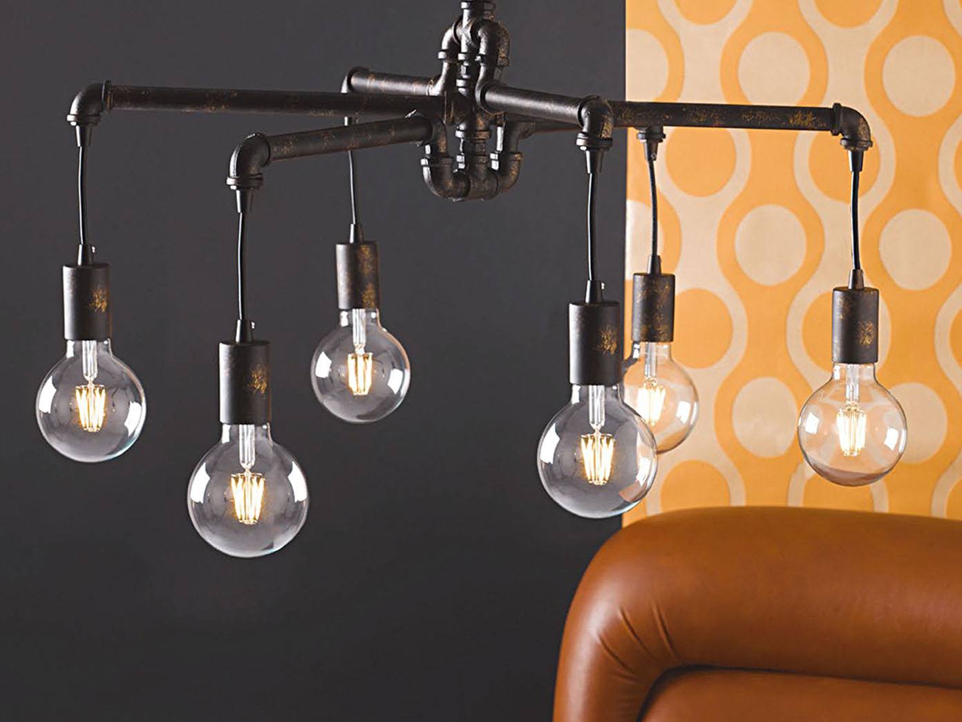 Mehrarmige Designer Esszimmerleuchten Retro & rustikale Küchenlampen ...